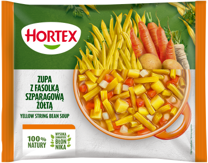 Zupa z fasolki szparagowej żółtej mrożonej - Hortex